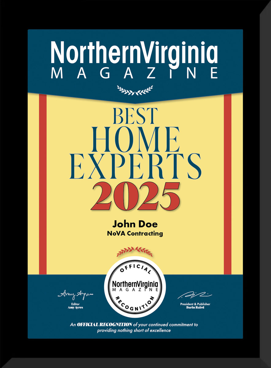 2025 Best Home Experts Plaque *NEW DESIGN* – Northern Virginia Magazine