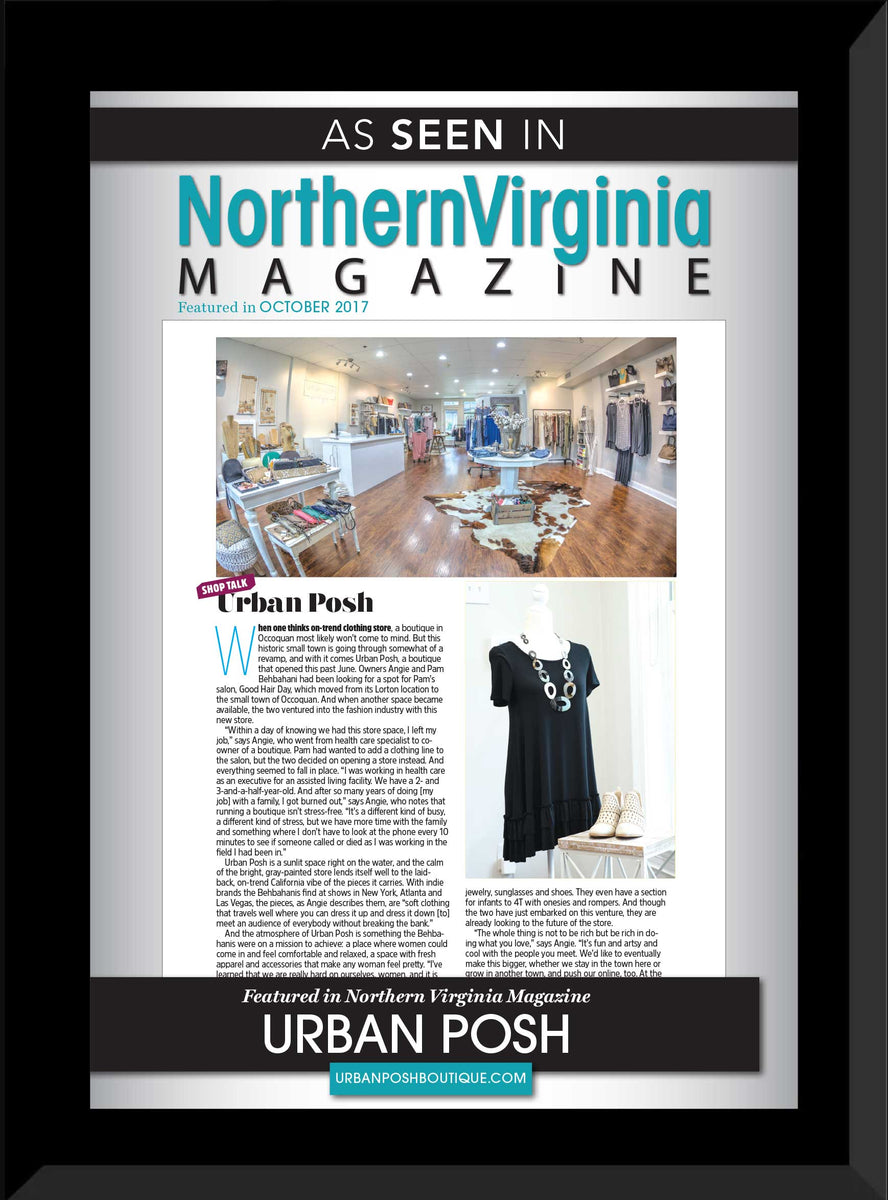 As Seen In Plaque – Northern Virginia Magazine