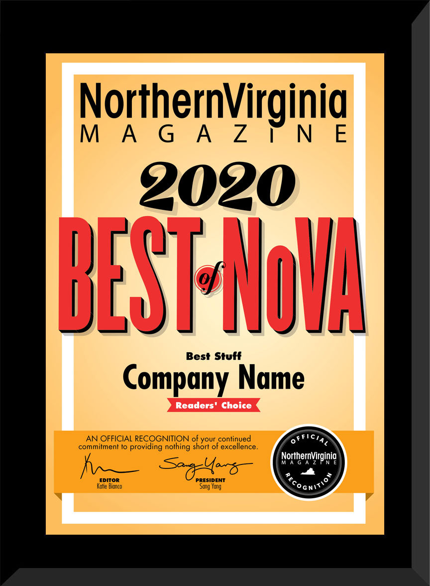 2020 Best of NoVA Readers' Choice – Northern Virginia Magazine