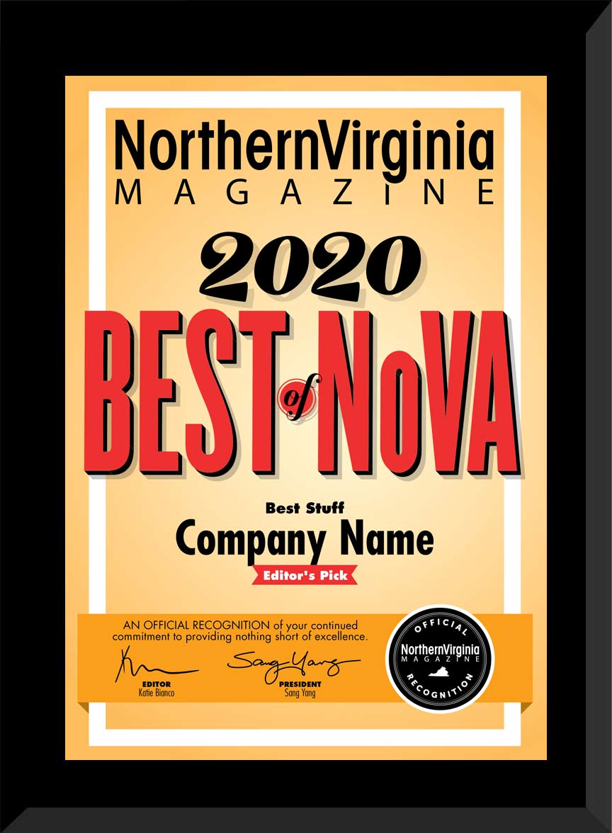 Best of NoVA 2020 readers' Choice – Northern Virginia Magazine